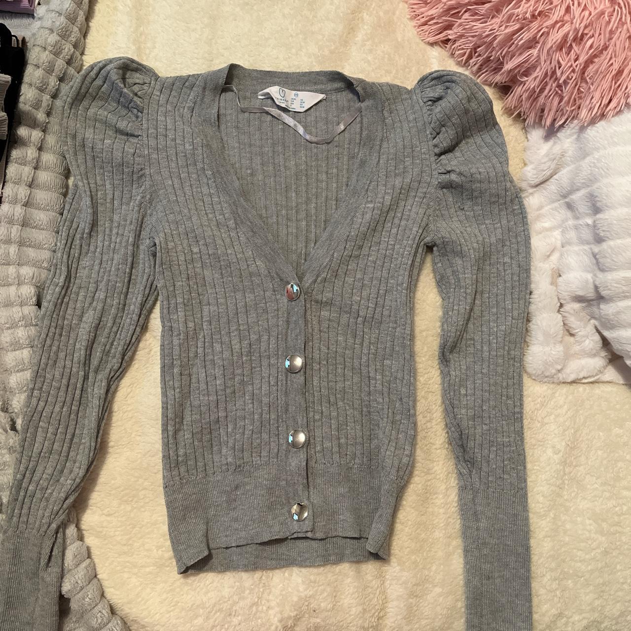 Grey Primark cardigan with buttons Good condition... - Depop