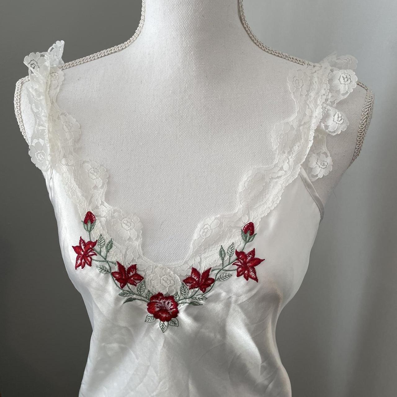 🤍Embroidered Nightgown🤍 Super cute long gown! Very... - Depop