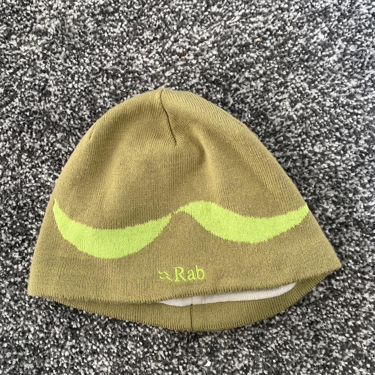 Rab beanie Green and khaki Rab beanie hat #gorpcore - Depop