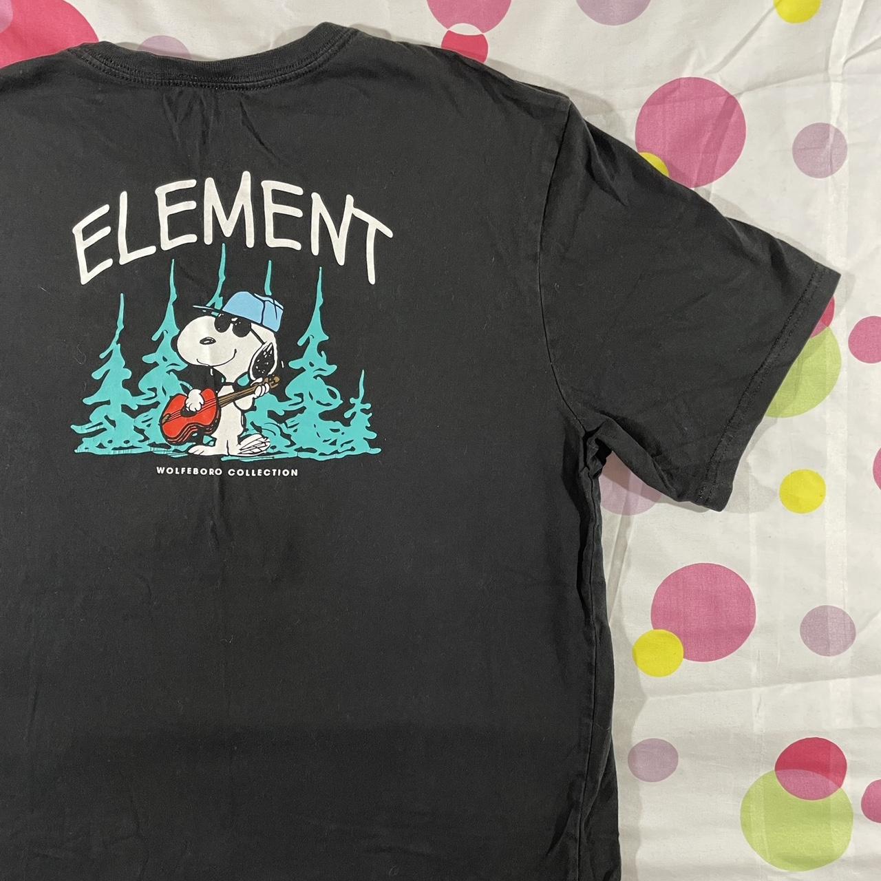 Snoopy Skater graphic T brand is Element! size is... - Depop