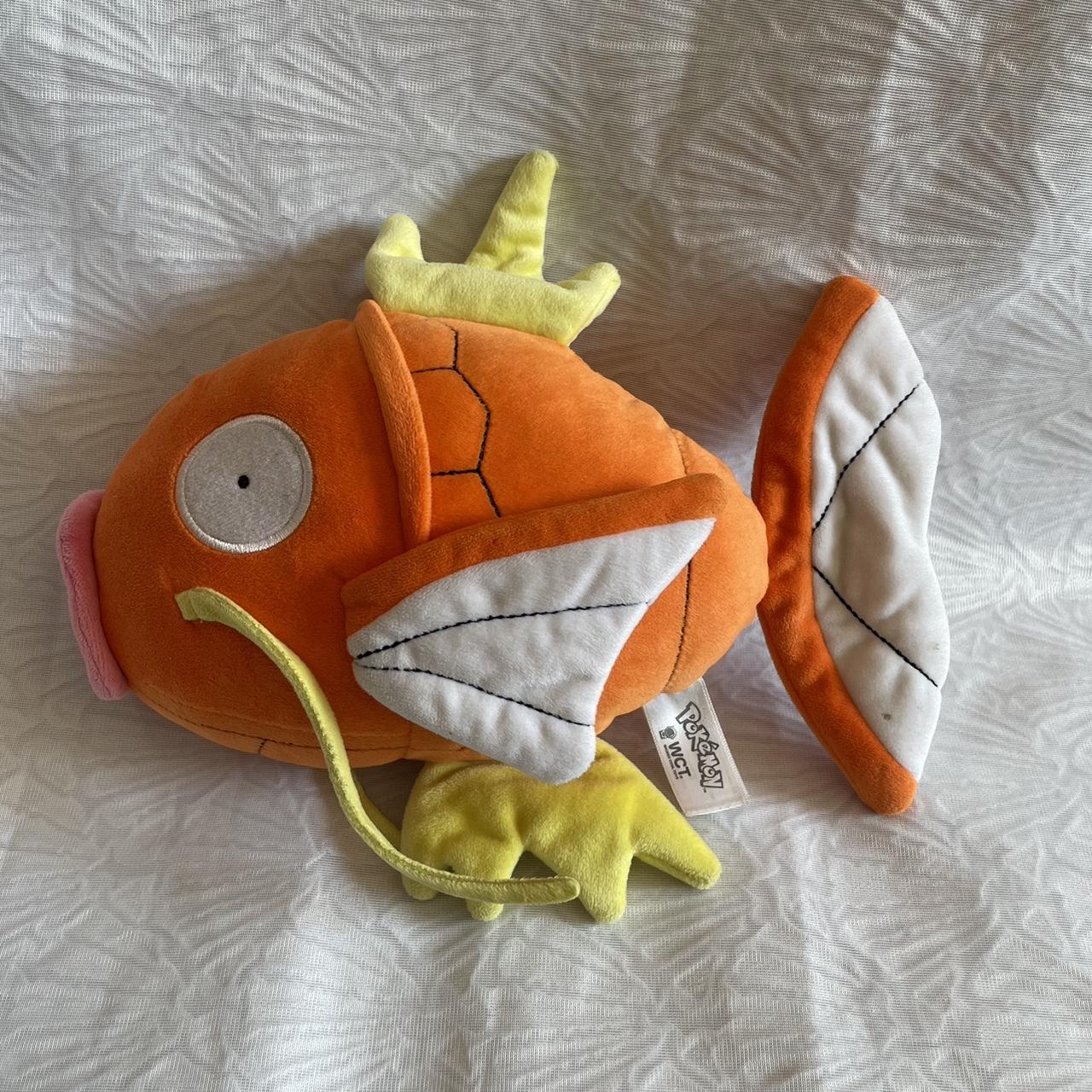 Pokémon orange and yellow Magikarp plush!... | Depop