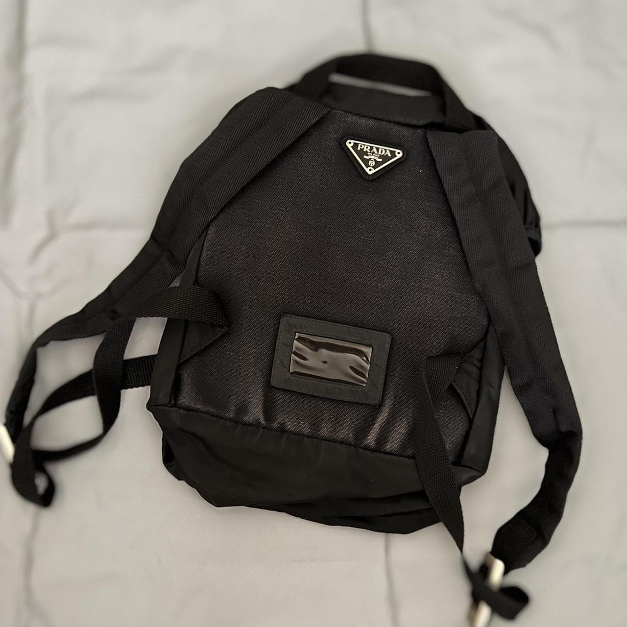 Authentic vintage #PRADA backpack. All zippers and... - Depop