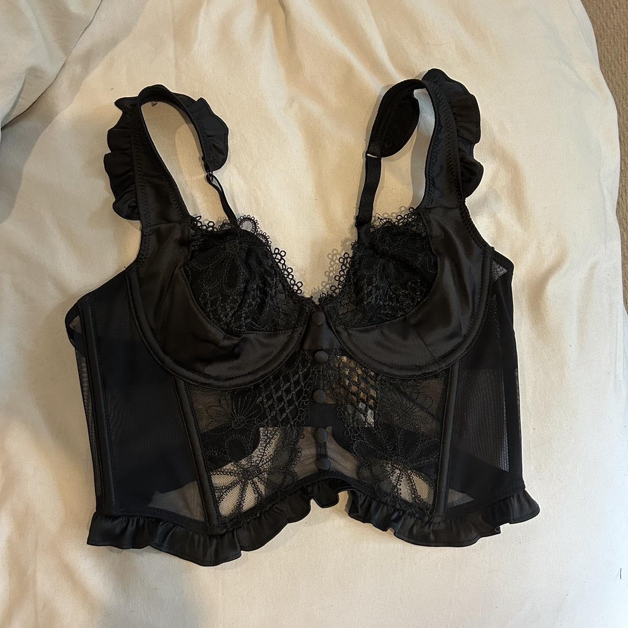 One Empire Sleep Zia Bustier Bralette 🖤 - worn once... - Depop
