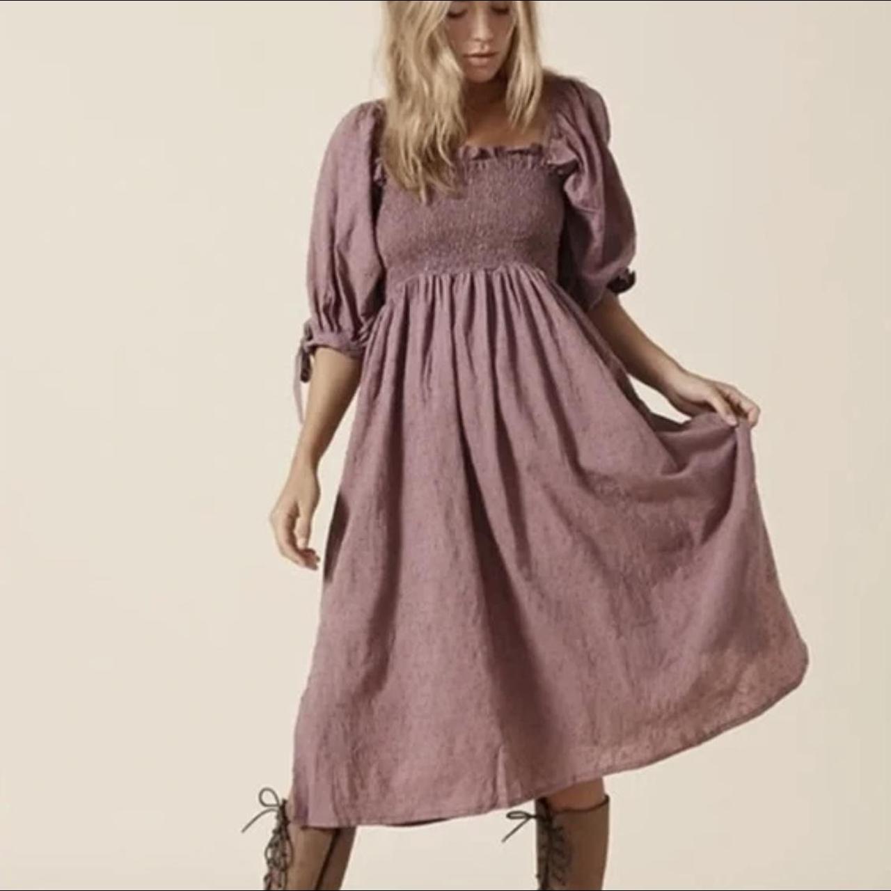 Opia the label lavender cottage core dress 💜 - Depop