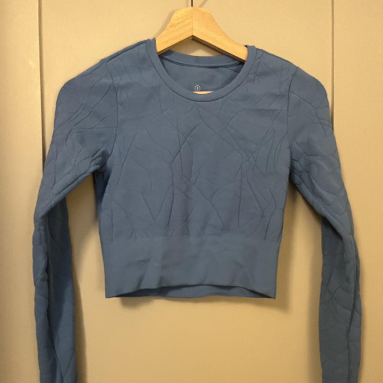 Sweaty Betty blue sports top - Depop