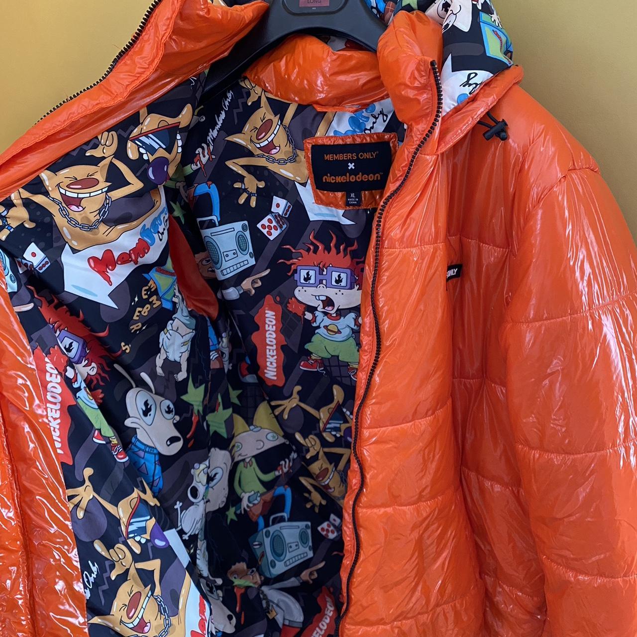 Nickelodeon / Members Only Puffer Jacket Broken Zip - Depop