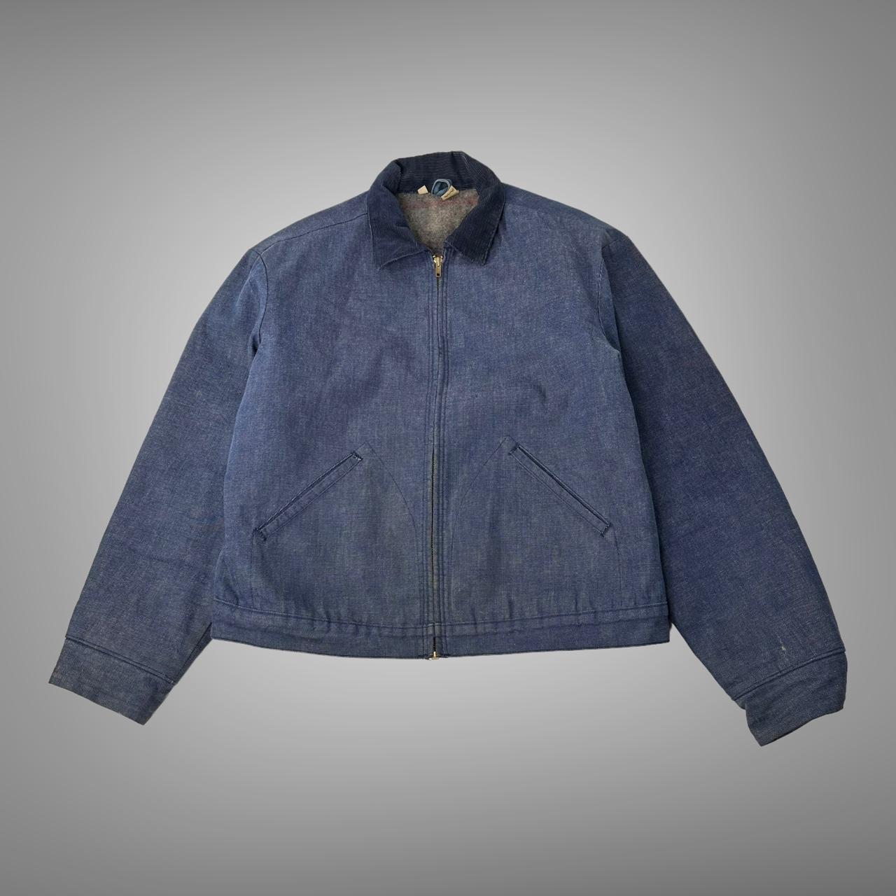 Vintage 1970s wrangler denim Detroit jacket size 42... - Depop