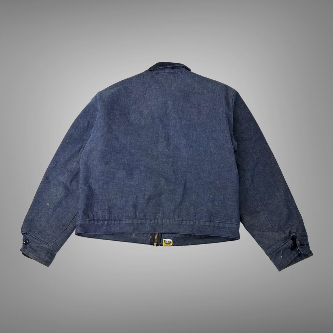 Vintage 1970s wrangler denim Detroit jacket size 42... - Depop