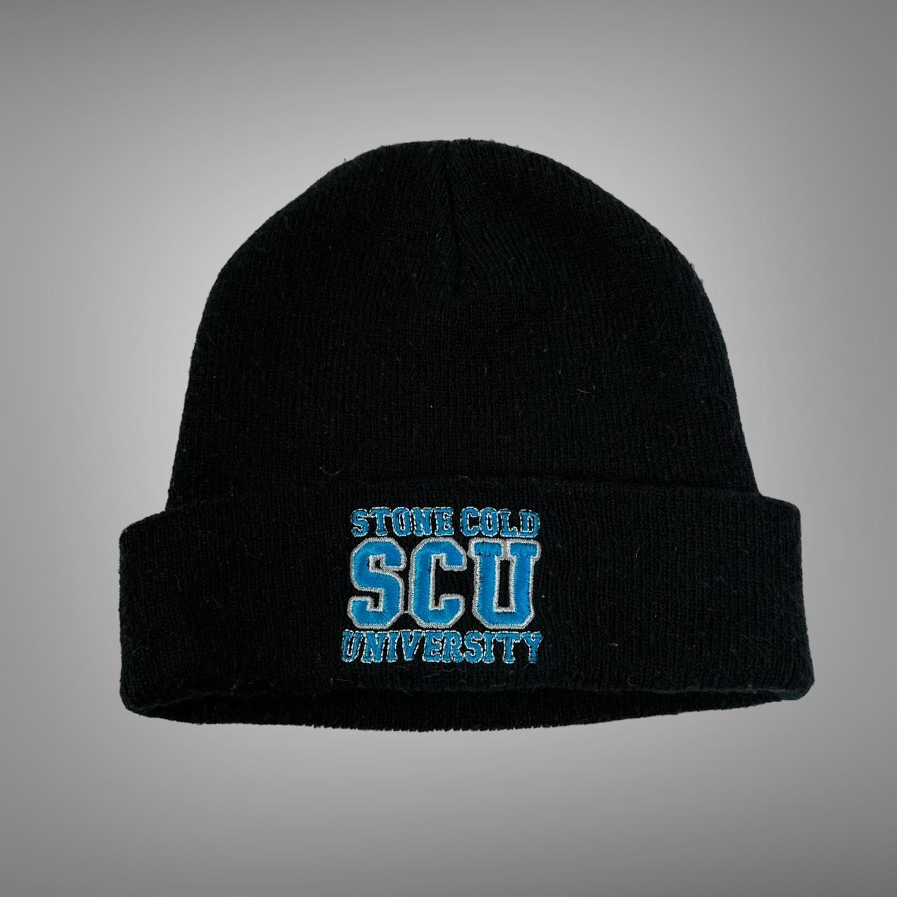 Vintage 1990s stone cold university beanie one size... - Depop