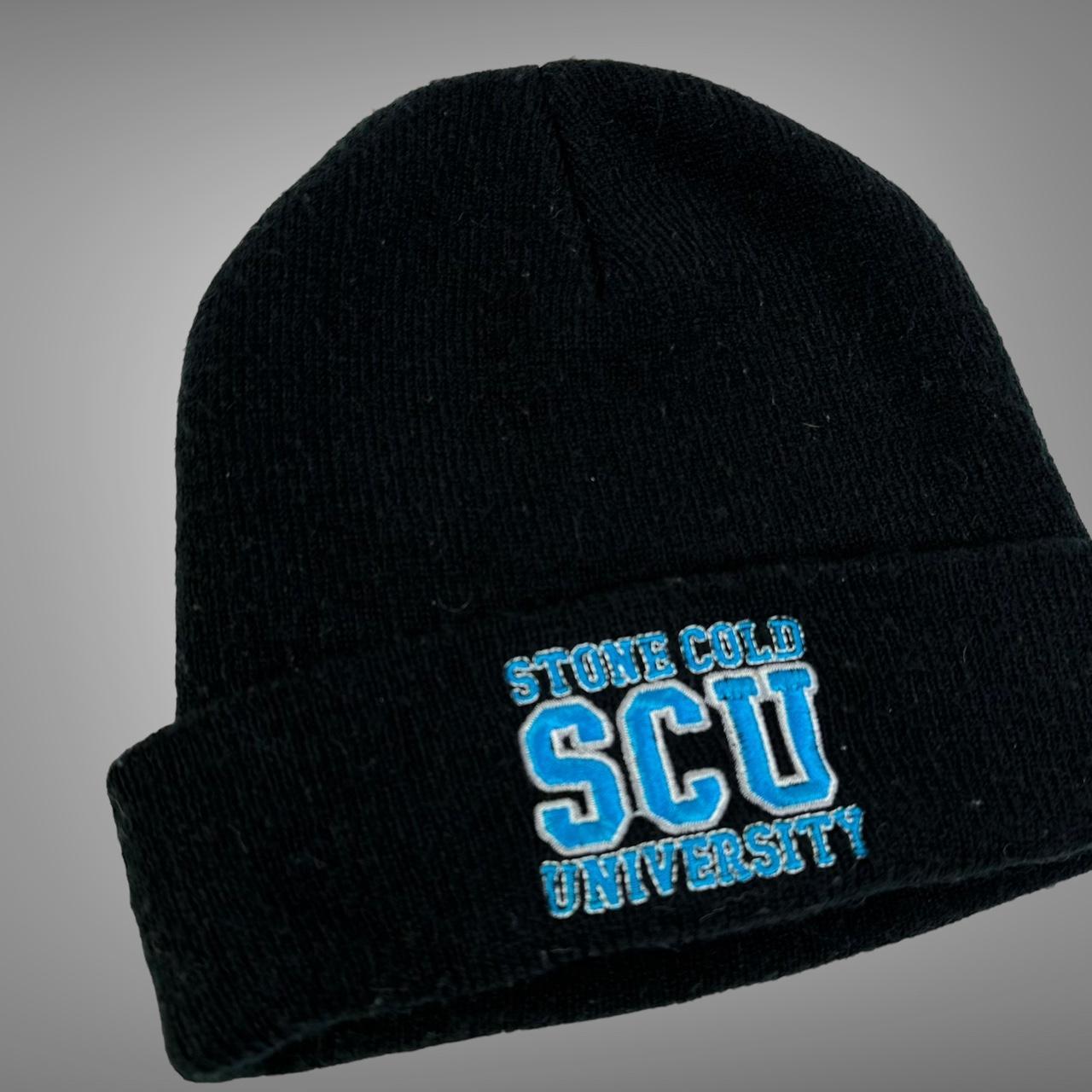 Vintage 1990s stone cold university beanie one size... - Depop