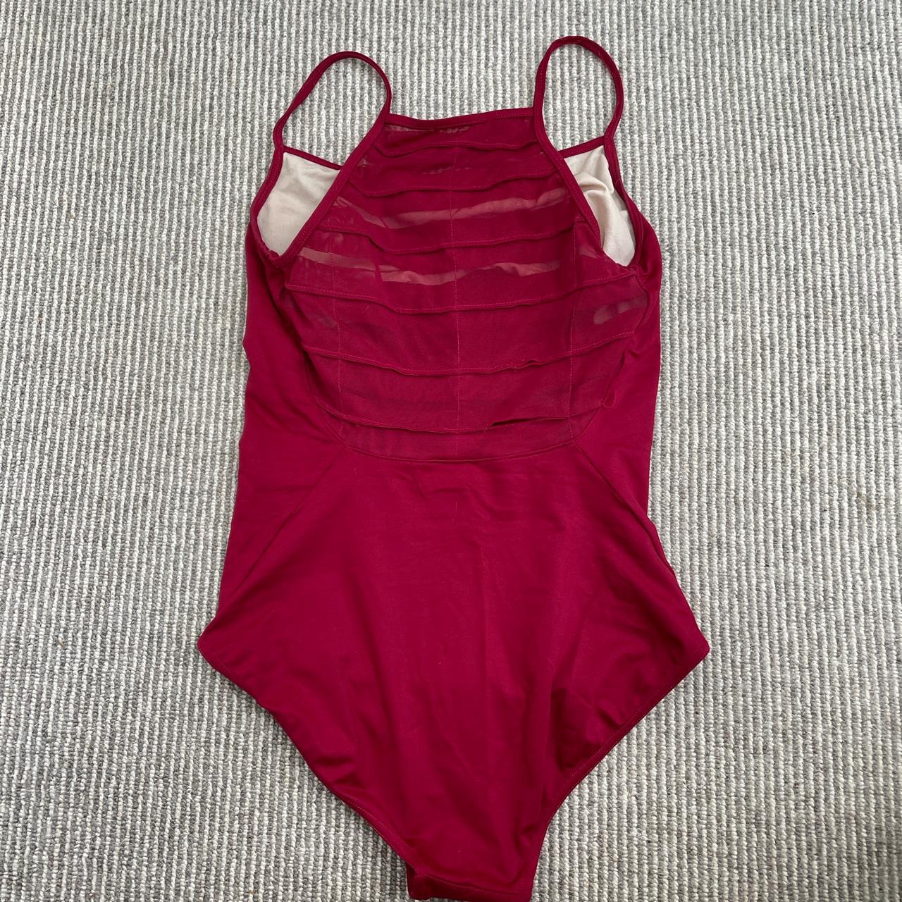 Bloch Red Leotard Size Medium - I’m 5’8 so fits tall... - Depop