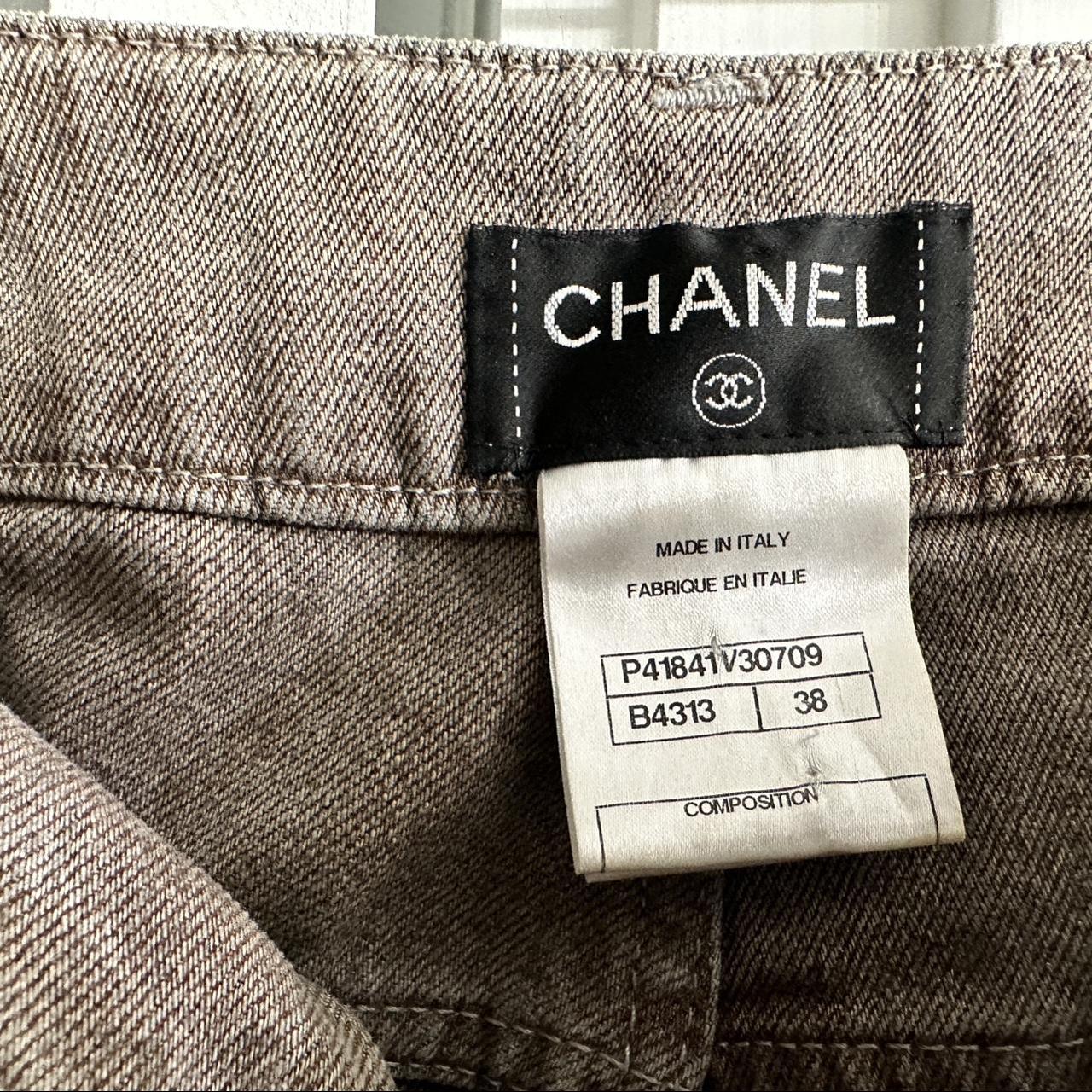 Two Toned CHANEL denim jeans Never worn- perfect... - Depop