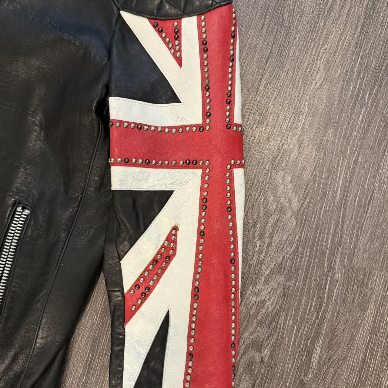 Robins Jeans Black Leather Jacket | Depop