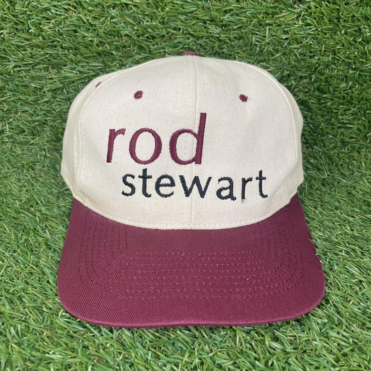 Vintage 90’s Rod Stewart embroidered hat 🎸 Good... - Depop