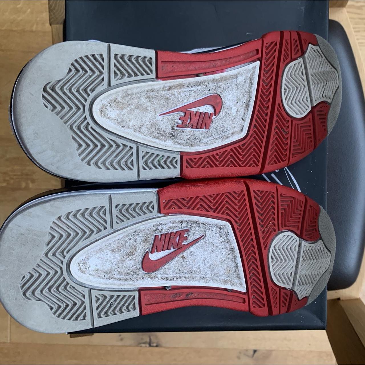 Air Jordan 4 Retro A few mud marks on lace and... - Depop