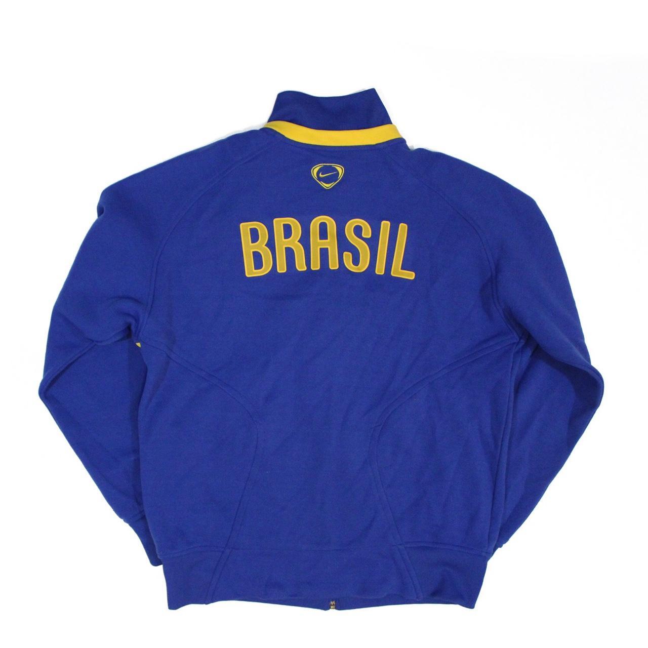 Nike Men's Blue and Yellow Jacket | Depop