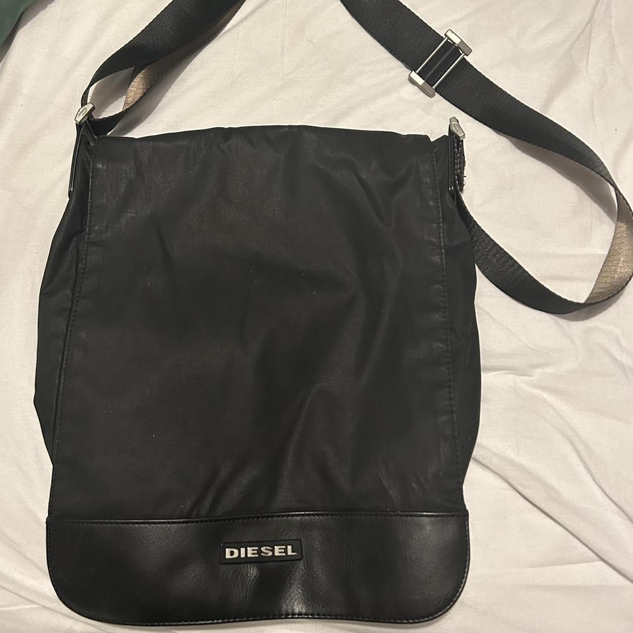 Diesel messenger bag On the larger size, would fit a... - Depop