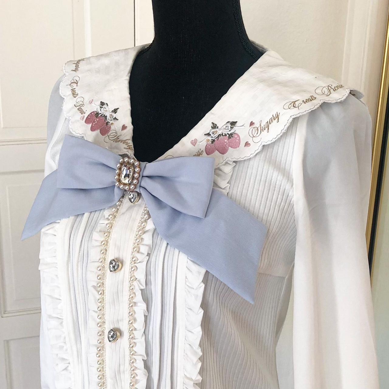 Liz Lisa Strawberry Sailor Collar Blouse 🍓 A cute... - Depop