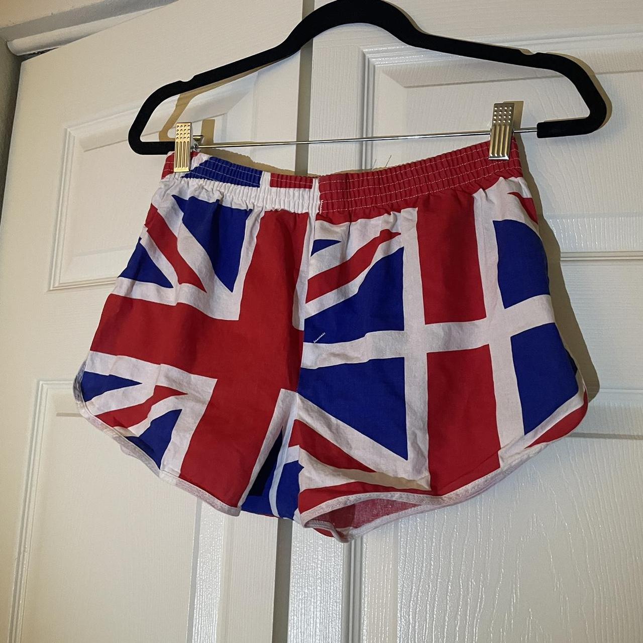 uk flag mini boxers 🇬🇧 - measurements: waist:... - Depop