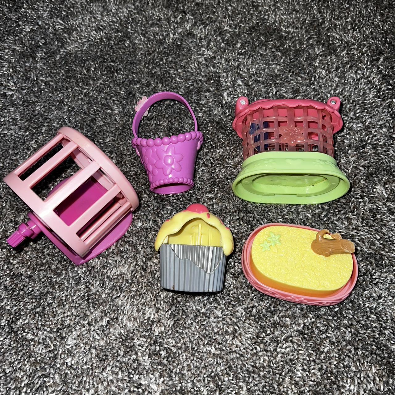 Littlest Pet Shop LPS accessory bundle with wheel,... - Depop