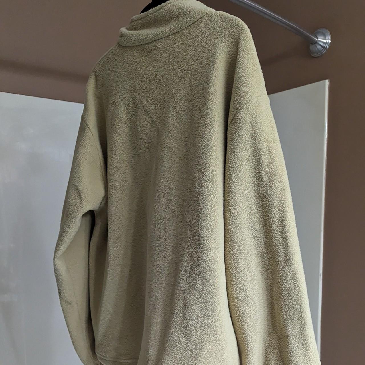 lucy and yak stevie oversized fleece in sand... - Depop