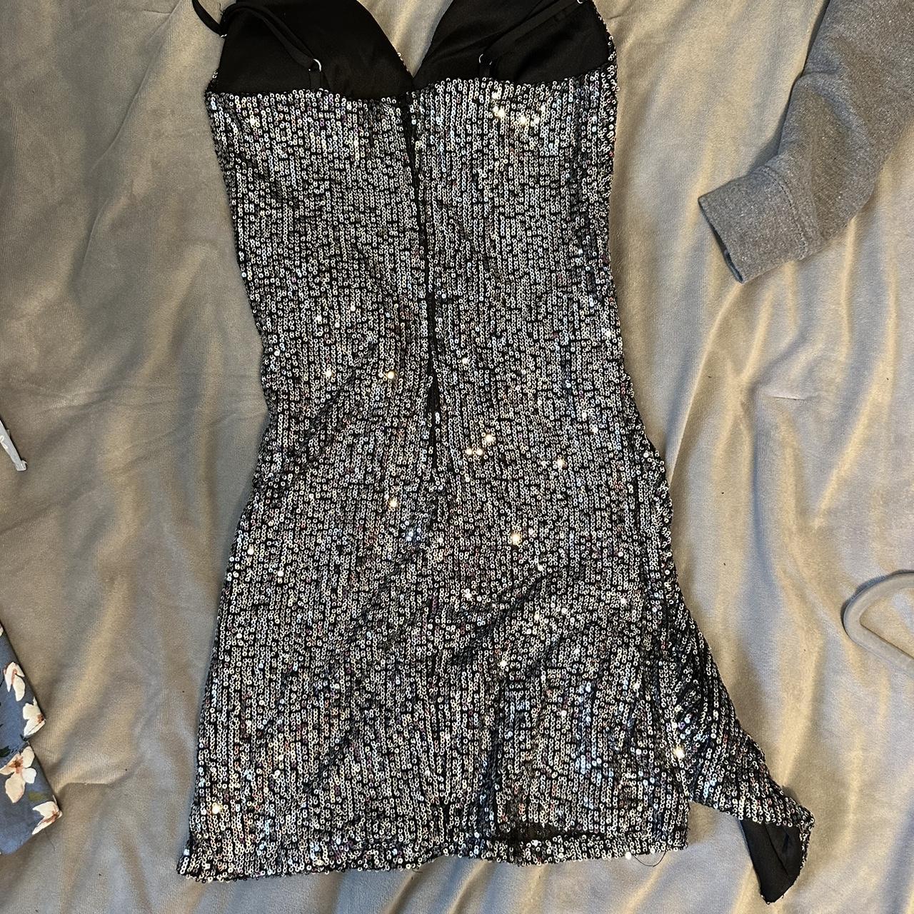 sequin bodycon hoco dress #hoco #partydress #bodycon... - Depop
