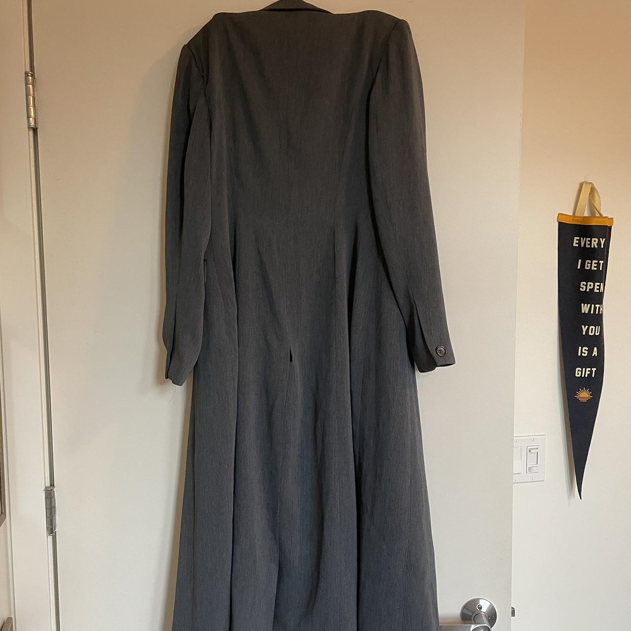 Vintage Gray Duster Coat made in the USA. Brand is... - Depop