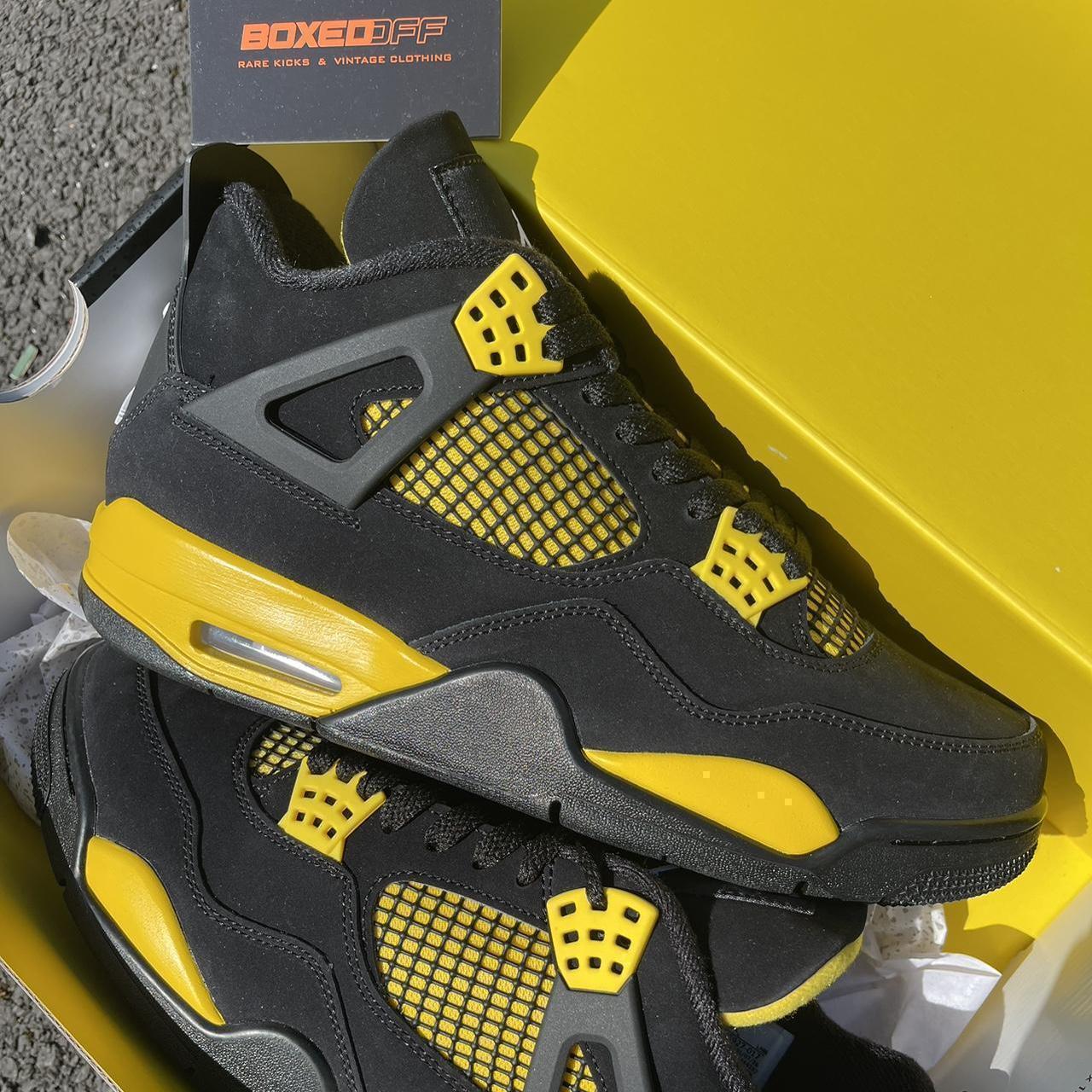 Jordan 4 Yellow Thunder Brand New In box Uk7.5, 8,... - Depop