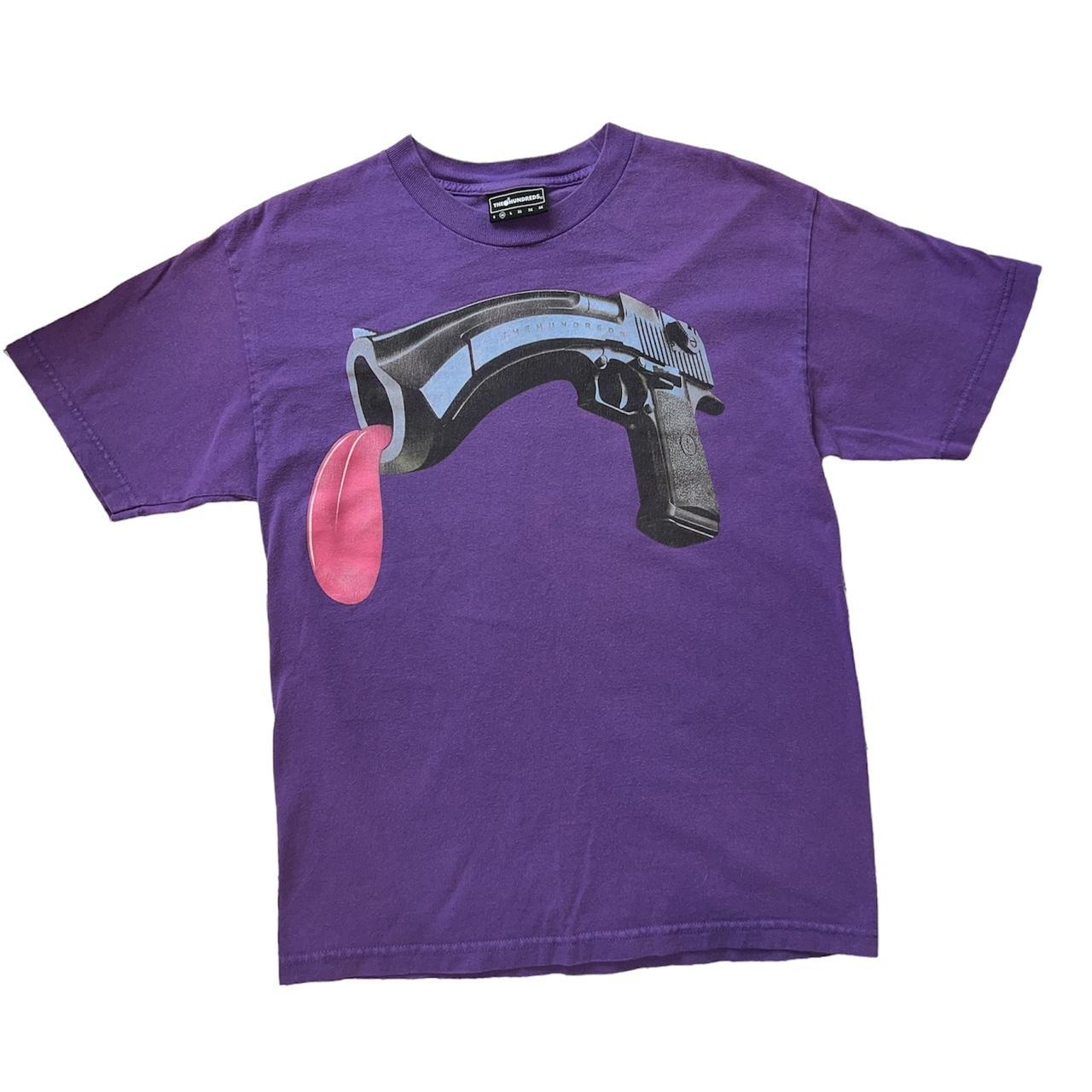 The Hundreds gun shirt #y2k #skater Black Kray Goth... - Depop