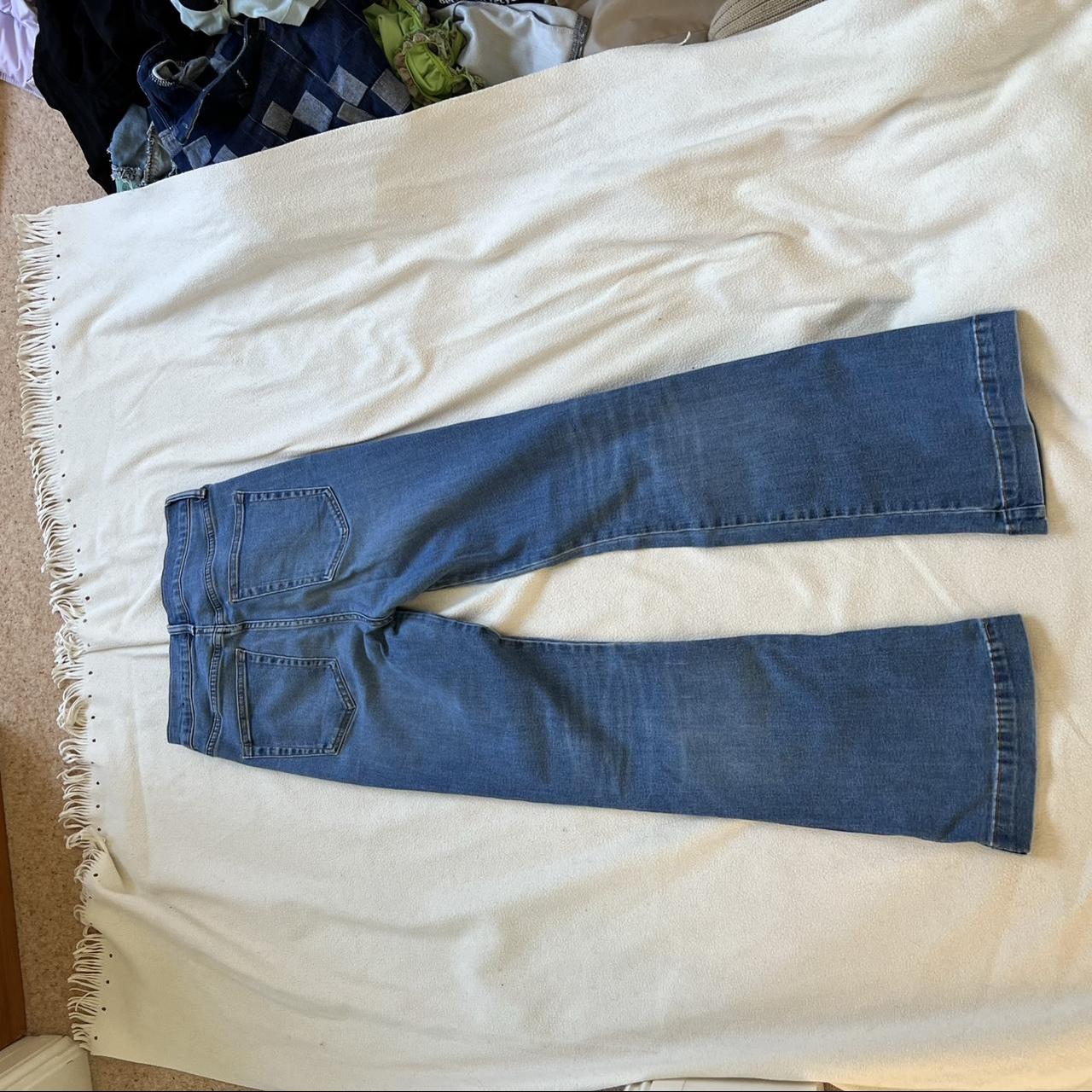 Gap jeans Light blue gap denim jeans Size -28 Flared... - Depop