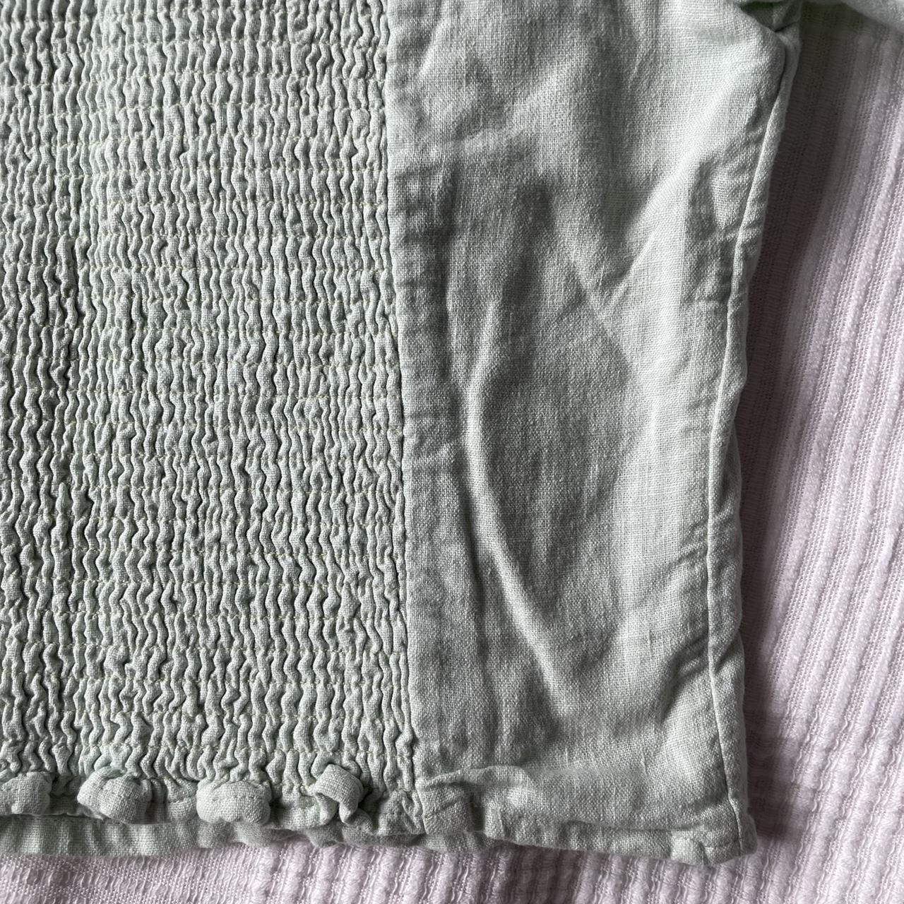 Abercrombie & Fitch place green puff sleeve crop... - Depop