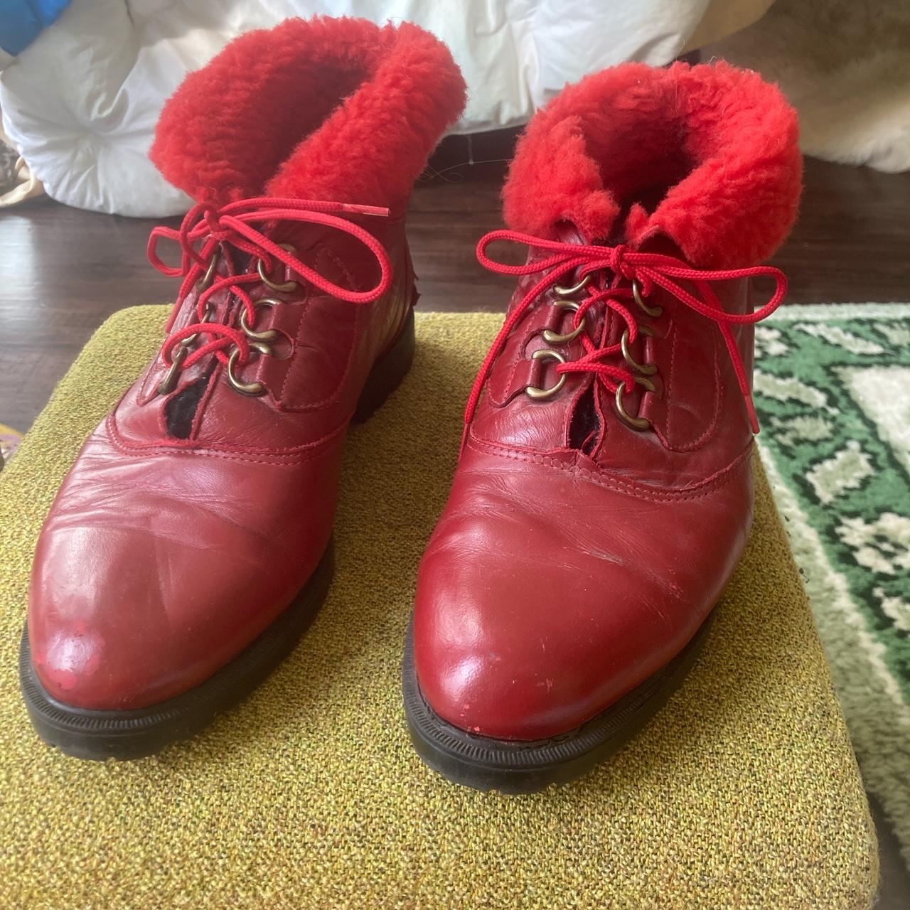Women's Red Boots | Depop