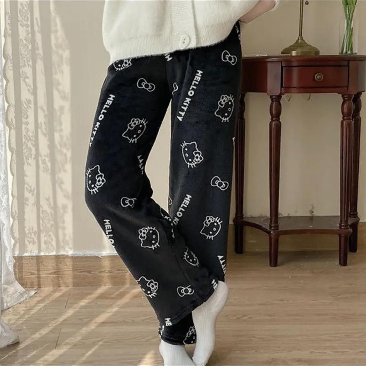 Hello Kitty Women's Black Pajamas | Depop