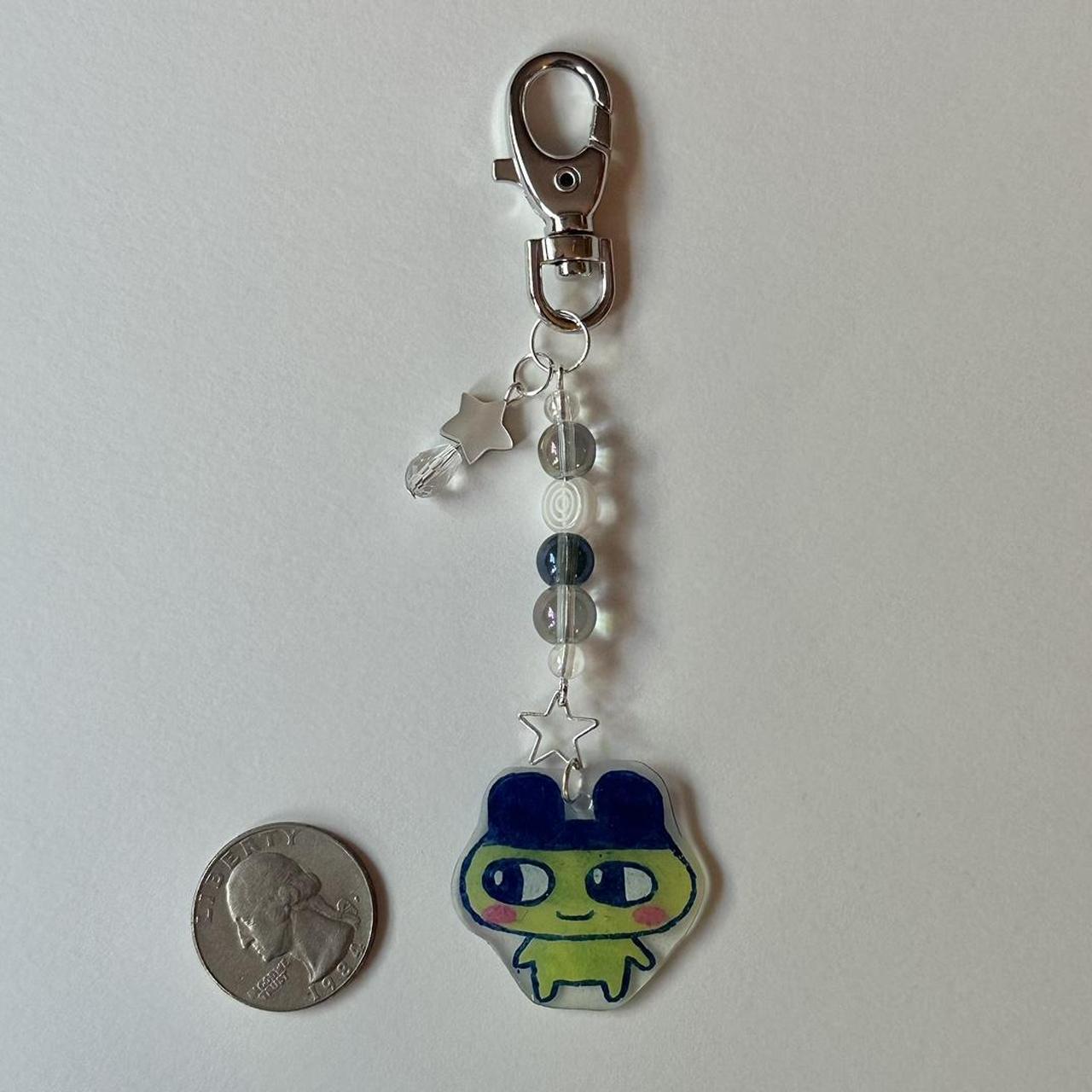 Handmade Mametchi Tamagotchi keychain 🌱 Charms are... - Depop