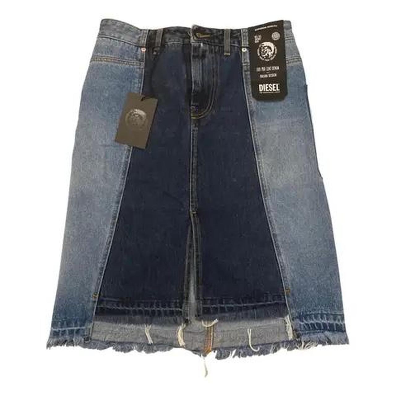 Diesel Women's Blue Skirt | Depop