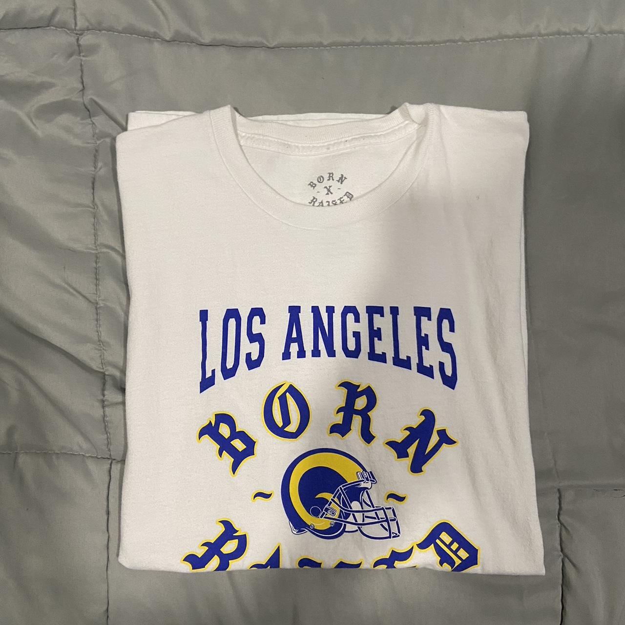 Born Raised x Rams Shirt Size L #shirts #depop... - Depop