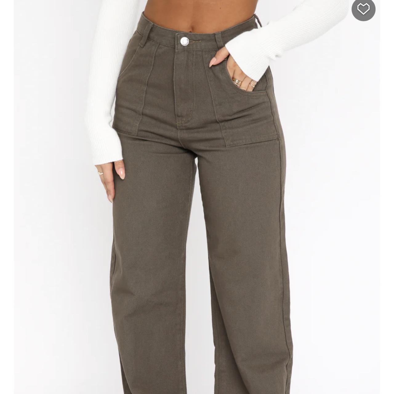 White Fox Cargo pants - size XS, brand new with tag - Depop