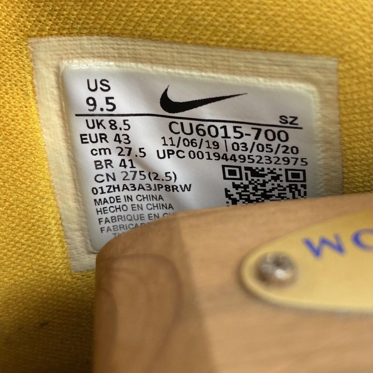 Nike x Off White Air Rubber Dunk University Gold... - Depop