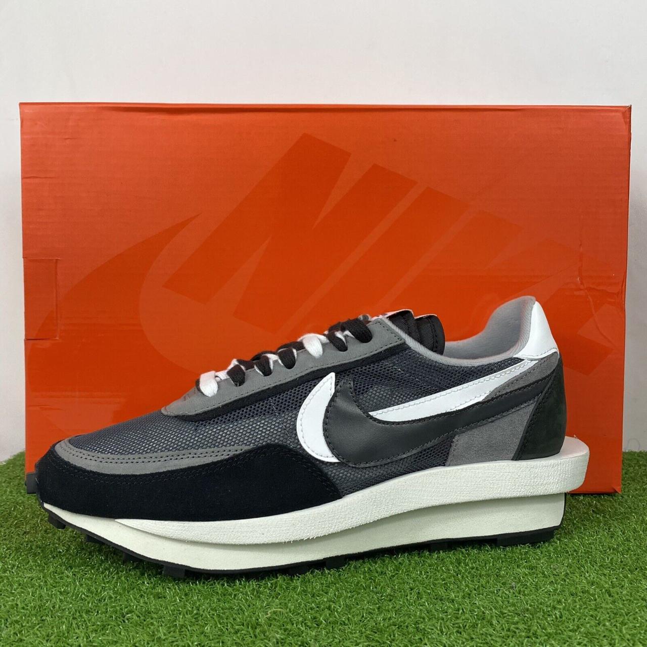 Nike LD Sacai Waffle Black Athletic Running Shoes... - Depop