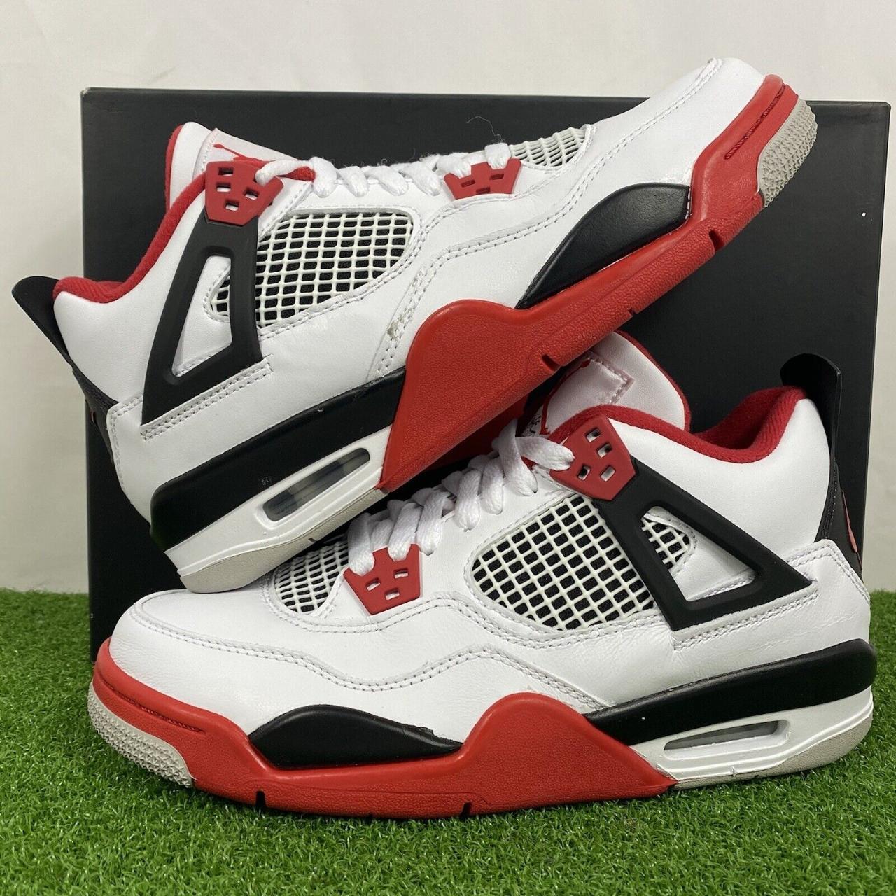 Nike Air Jordan 4 Retro GS Fire Red 2020 Athletic... - Depop