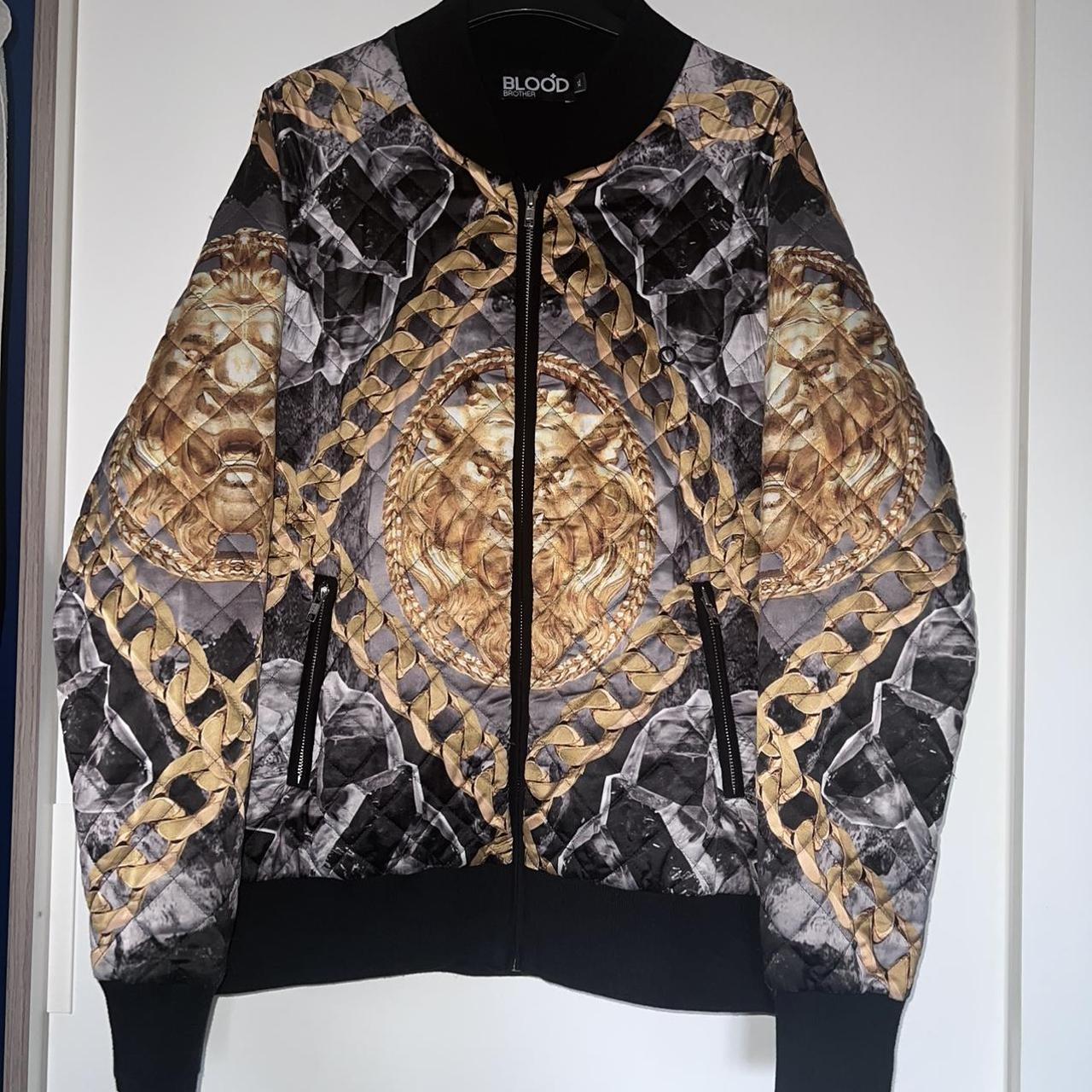 Mens genuine Blood brother bomber jacket size XL... - Depop