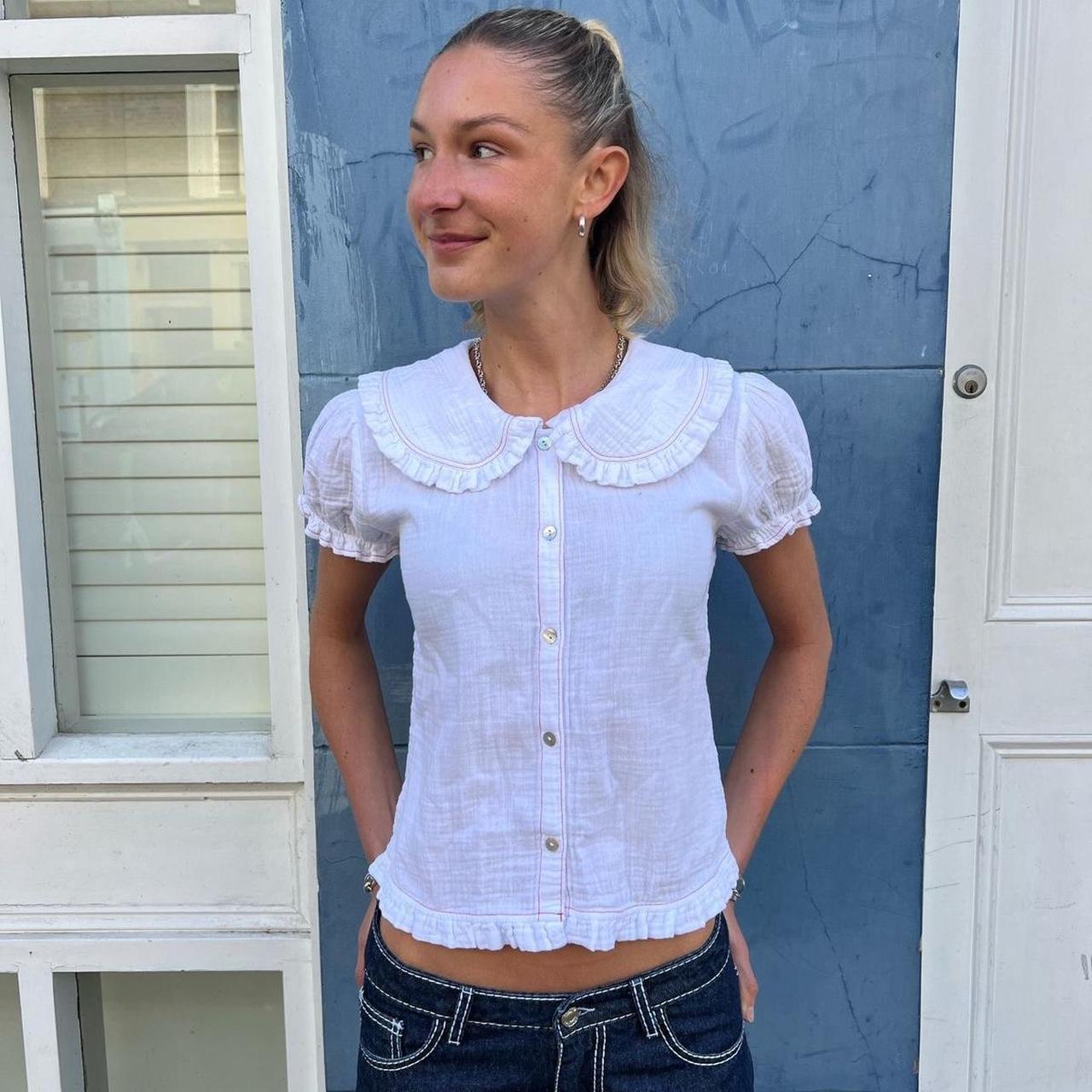 Minka Dink collared shirt Size xs NWOT - Depop