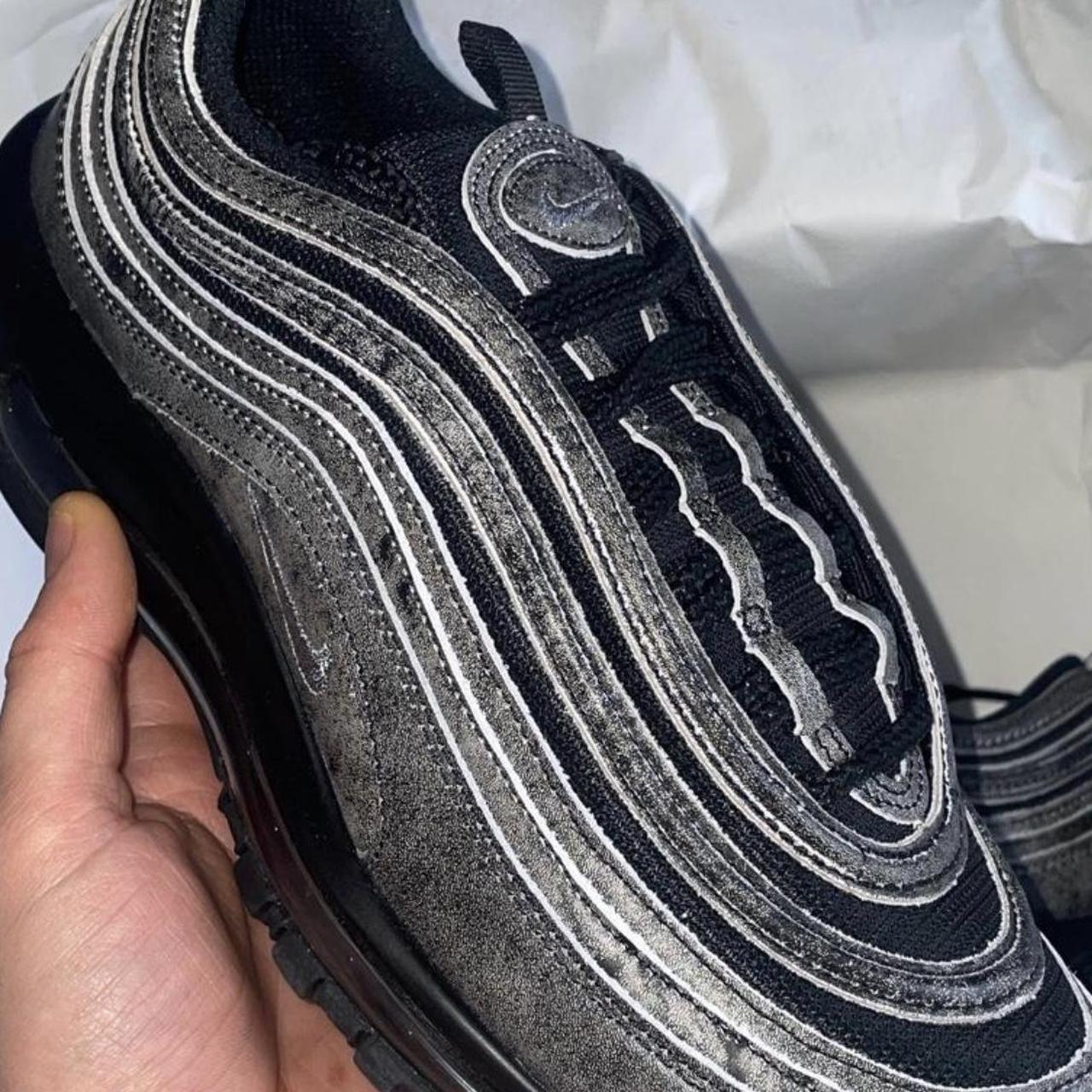 Nike CDG AIRMAX 97 black #nike #CDG #AIRMAX 97... - Depop