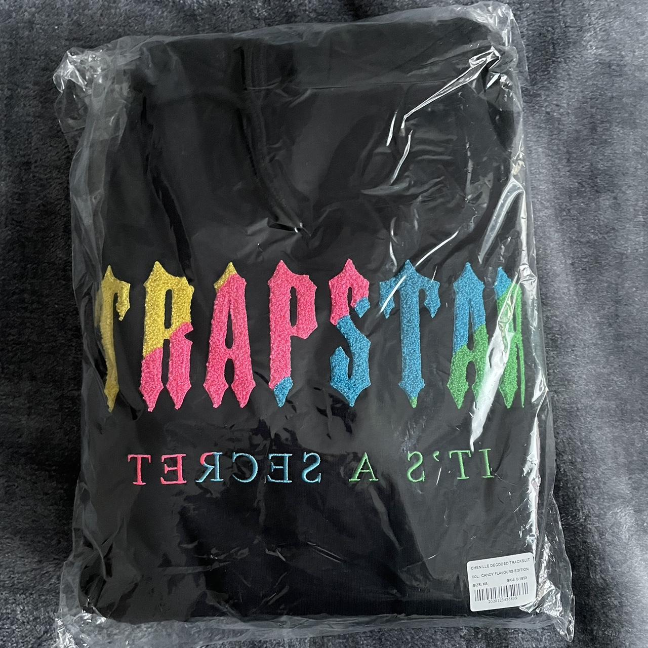 Trapstar Candy Chenille Tracksuit Black Size... - Depop