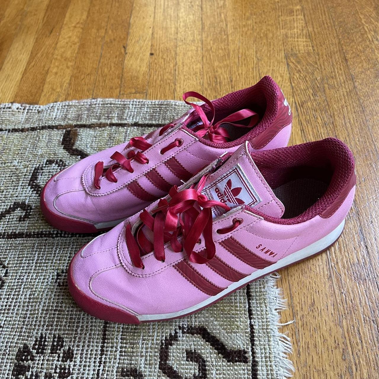 Limited edition pink and red Valentine’s Day adidas... - Depop