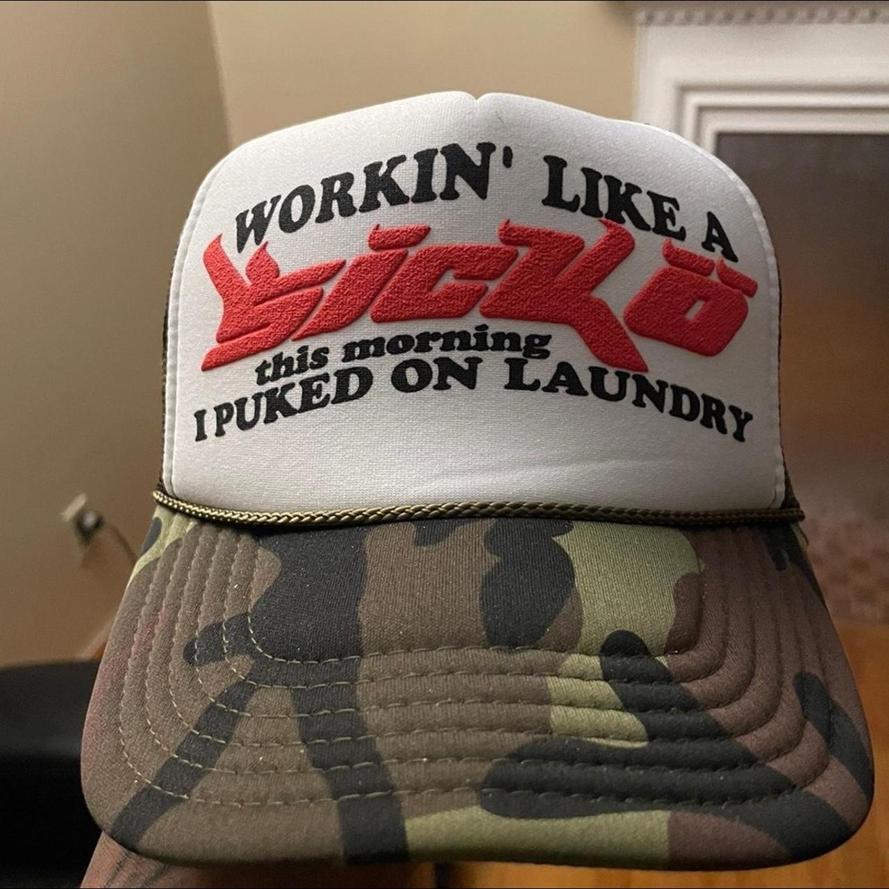 Sicko Born from Pain trucker hat Never wore it - Depop