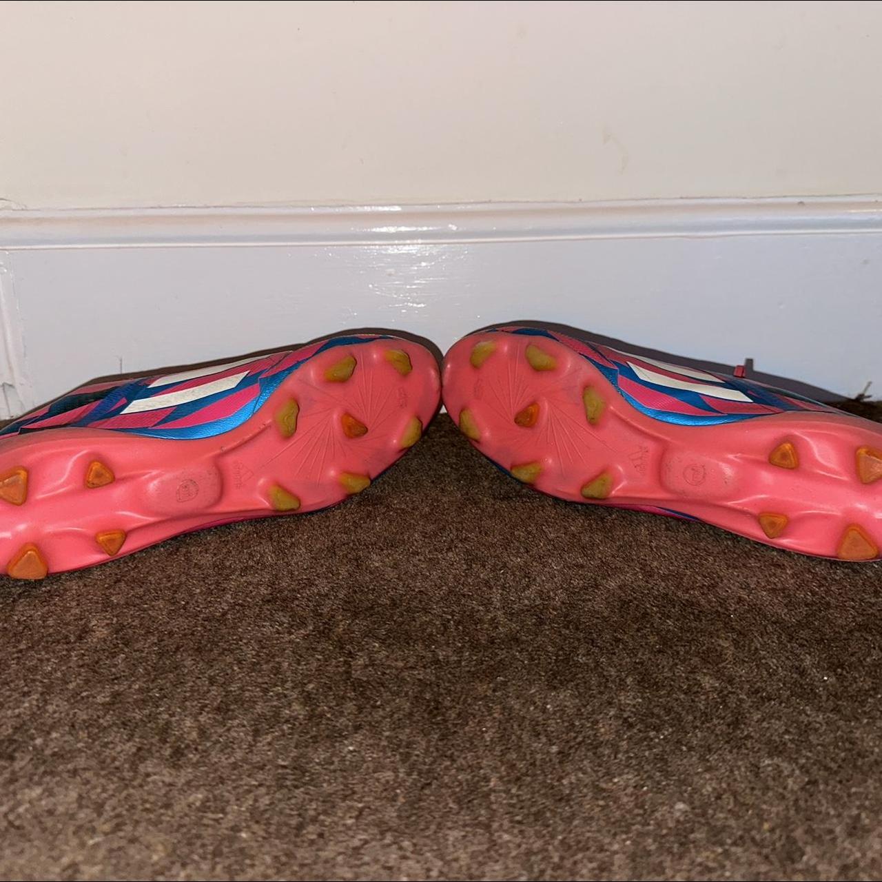 Adidas F50 Adizero FG Neon Pink / Running White /... - Depop