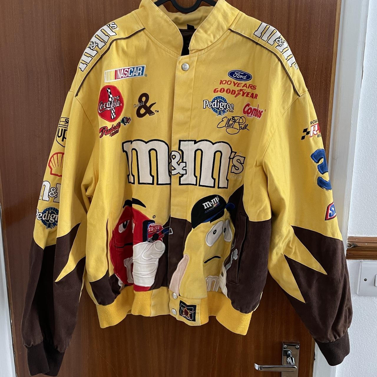 M&M NASCAR racing jacket Men’s XL - pit to pit is... - Depop