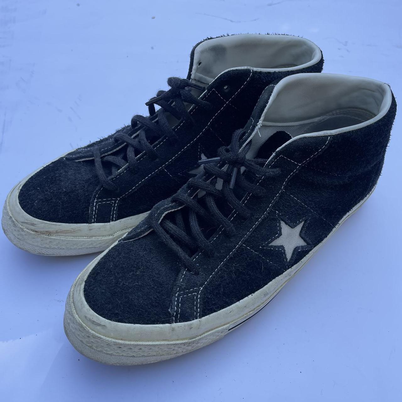 Converse one star hi top Uk 9.5 - Depop