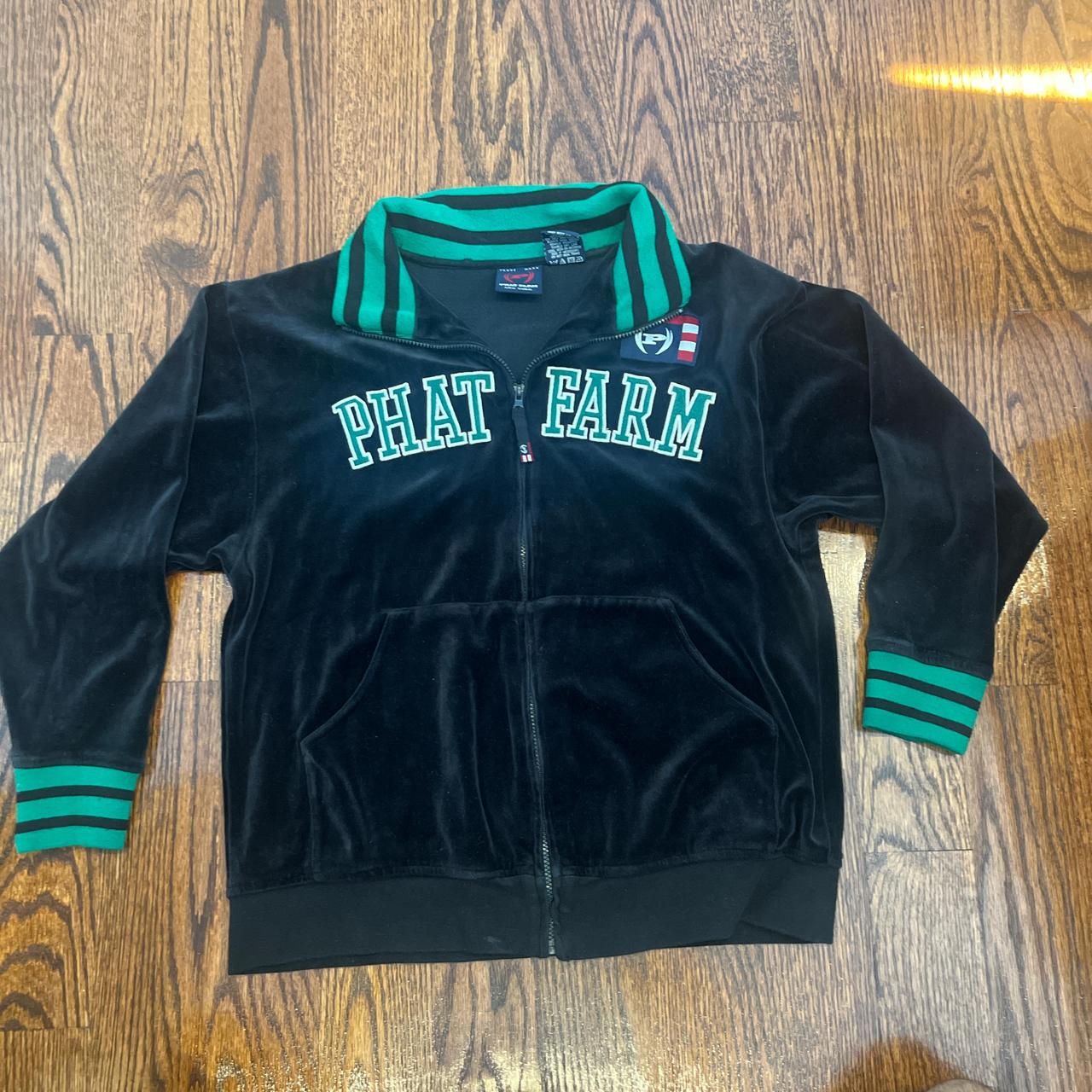 Early 2000s phat farm Velour tracksuit in good... | Depop